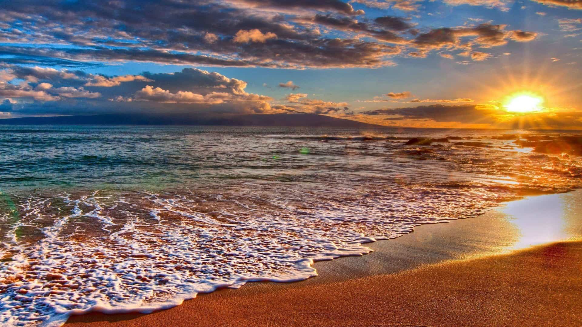 HD Sunset Beaches Backgrounds PixelsTalk Net