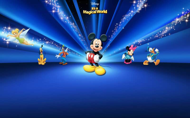 Mickey Mouse Background Destkop - PixelsTalk
