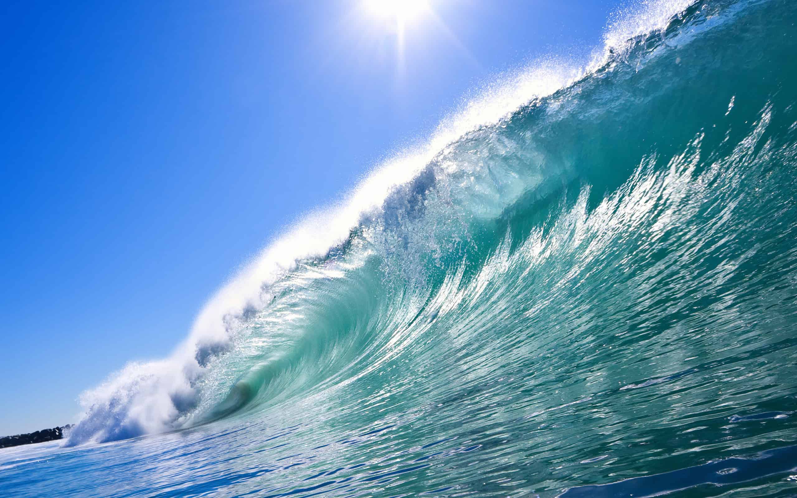 Stunning Ocean Waves Wallpaper HD For Your Desktop PixelsTalk
