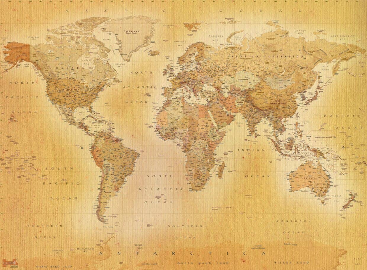 World Map Wallpaper HD - PixelsTalk