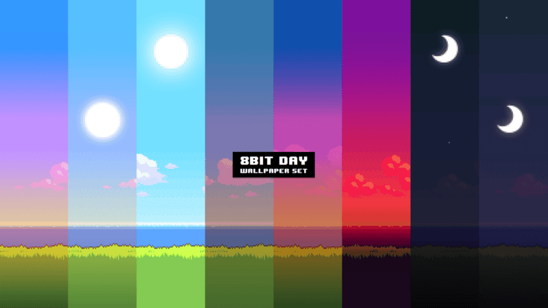 HD 8 Bit Backgrounds - PixelsTalk