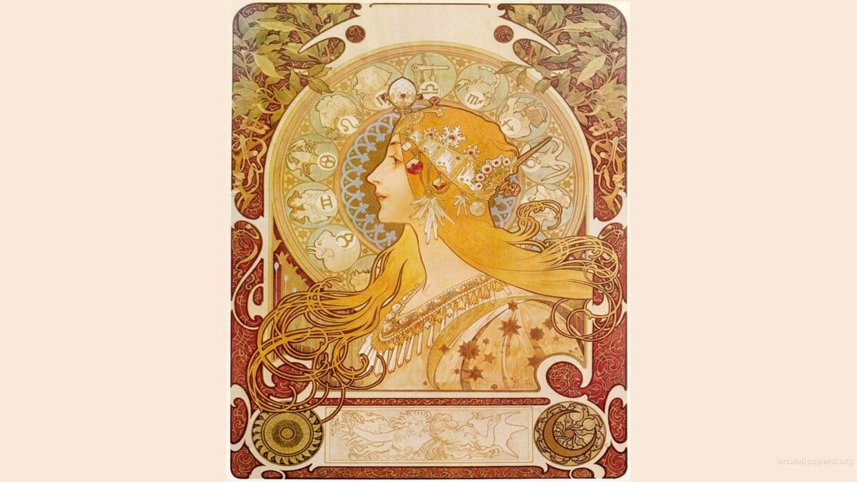 Alphonse Mucha Desktop Wallpaper - PixelsTalk