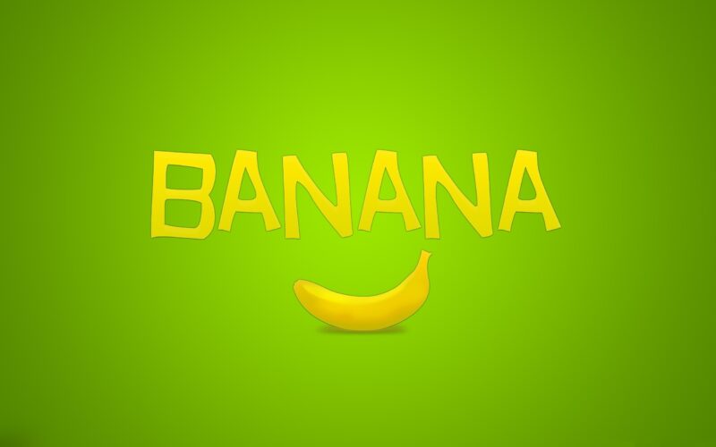 Banana Desktop Wallpaper - PixelsTalk