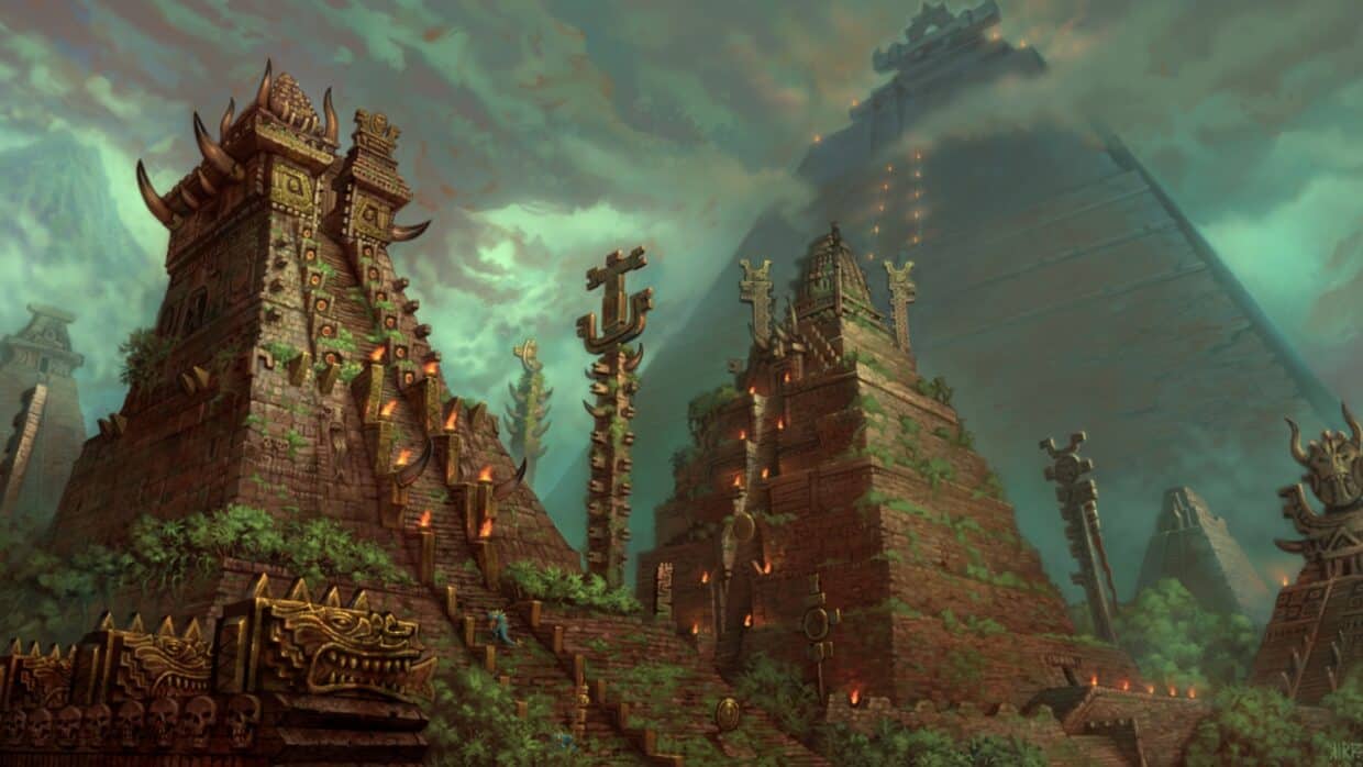 Aztec Warrior Background for Desktop - PixelsTalk