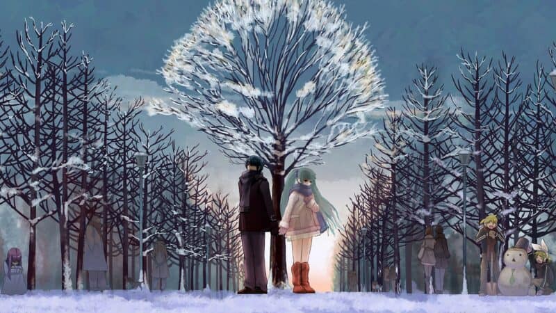 HD Winter Love Wallpaper - PixelsTalk