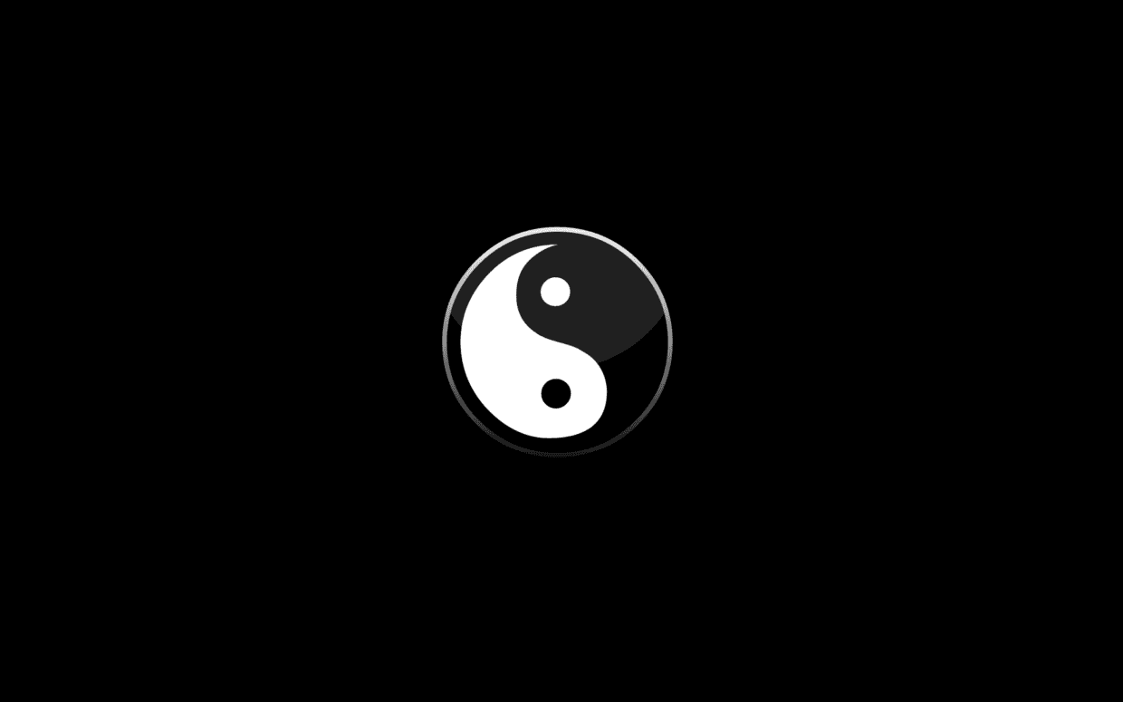 Cool Yin Yang Desktop Wallpaper - PixelsTalk