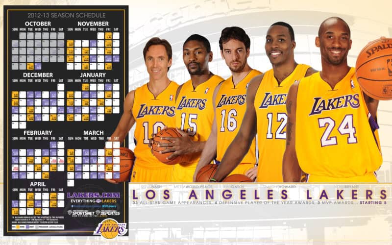The Los Angeles Lakers Desktop Backgrounds collection - PixelsTalk