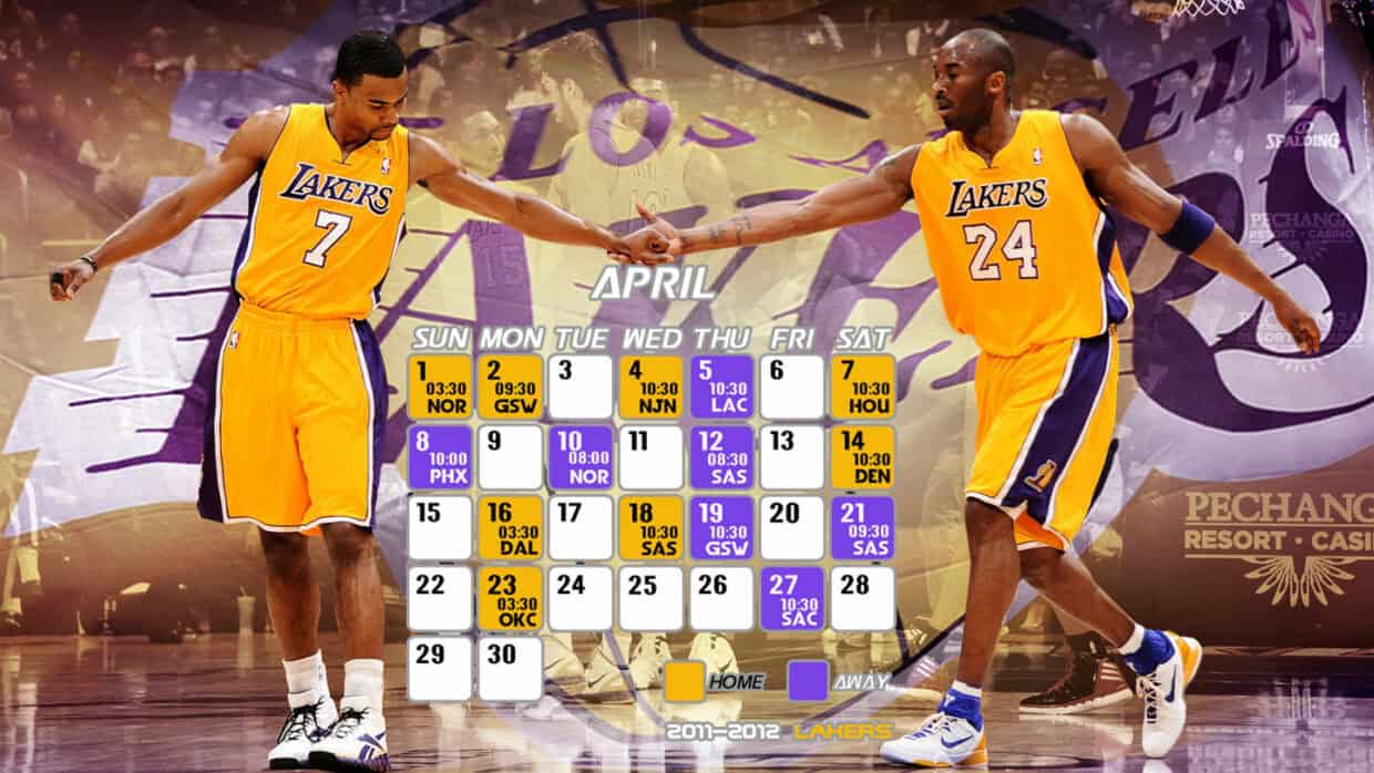 The Los Angeles Lakers Desktop Backgrounds collection - PixelsTalk