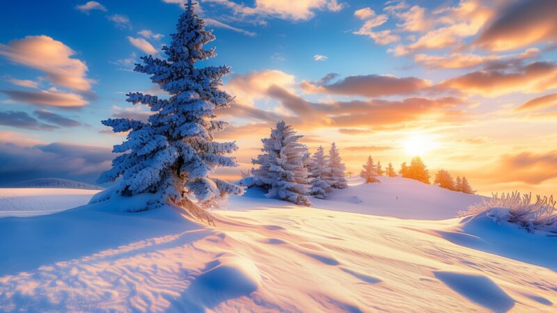 Winter Backgrounds for Desktop - PixelsTalk