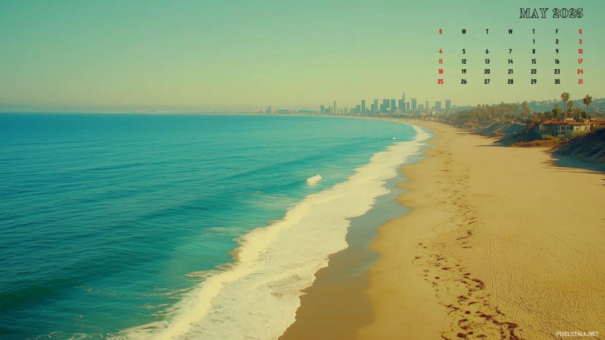 May 2025 Calendar Desktop Backgrounds - PixelsTalk