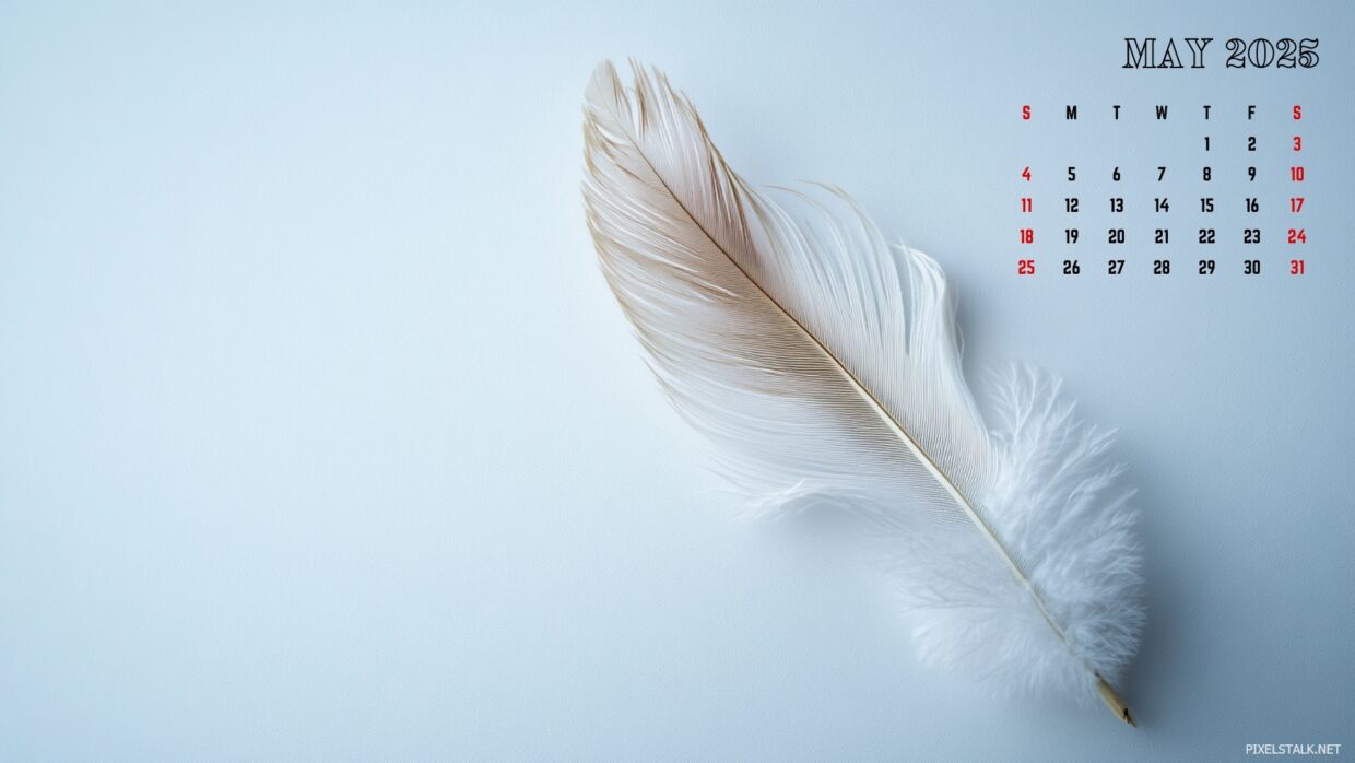 May 2025 Calendar Desktop Backgrounds - PixelsTalk