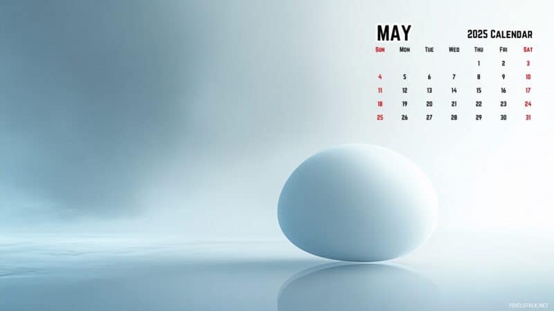 May 2025 Calendar HD Wallpapers - PixelsTalk