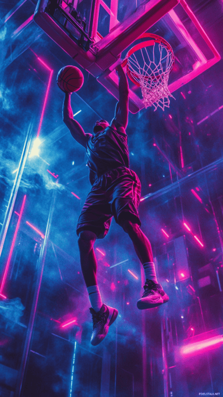 Cool Basketball iPhone Wallpaper - PixelsTalk