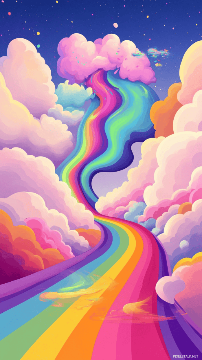 Cartoon Trippy Wallpaper - PixelsTalk