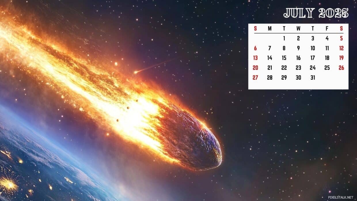 July 2025 Calendar Desktop Backgrounds - PixelsTalk