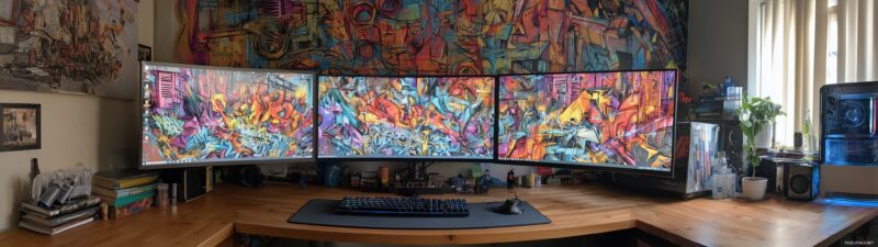 3 Monitor Backgrounds - PixelsTalk