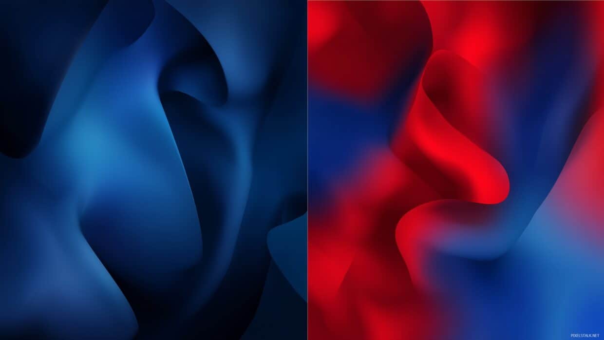 Blue And Red Backgrounds - PixelsTalk