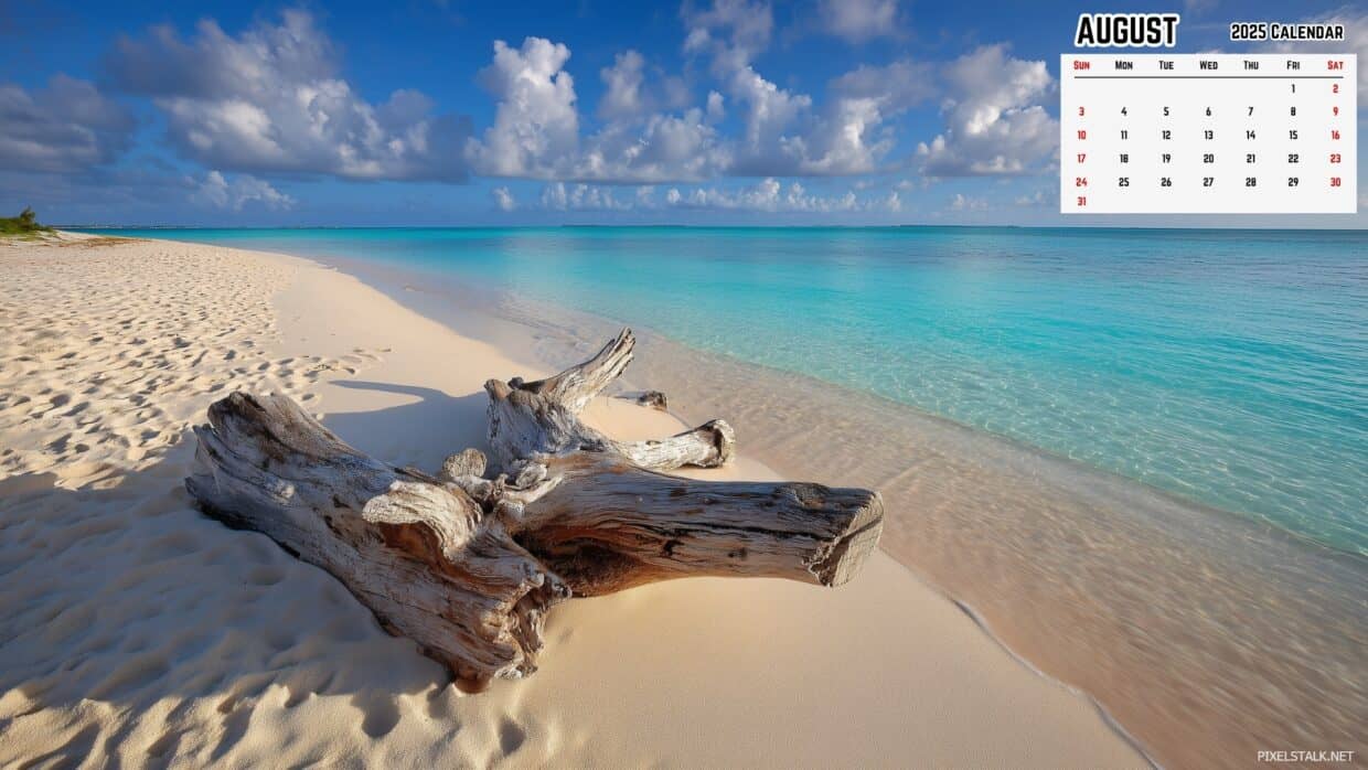 2025 August Calendar Desktop Backgrounds - PixelsTalk