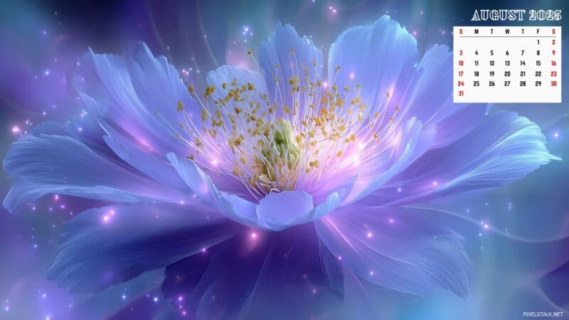 2025 August Calendar Desktop Backgrounds - PixelsTalk