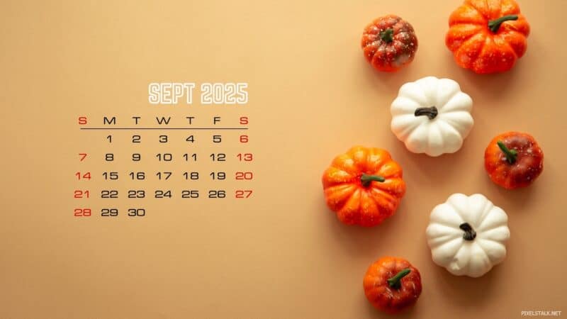 30+ Free September 2025 Calendar Desktop Wallpapers in HD - PixelsTalk