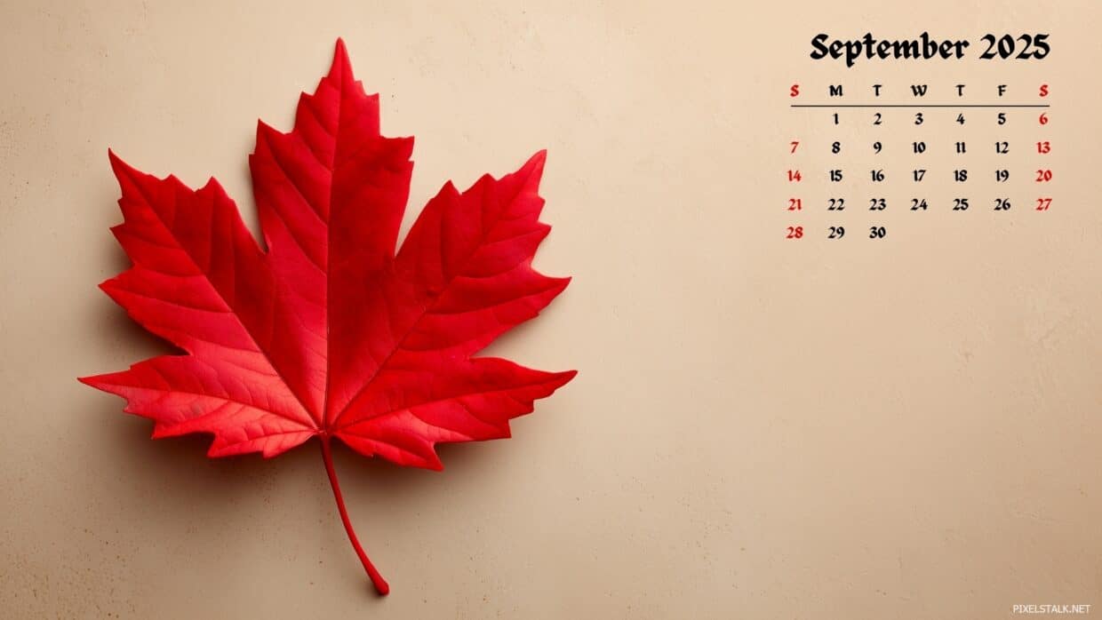 30+ Free September 2025 Calendar Desktop Wallpapers in HD - PixelsTalk