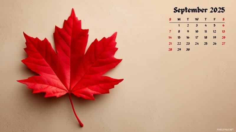 30+ Free September 2025 Calendar Desktop Wallpapers in HD - PixelsTalk