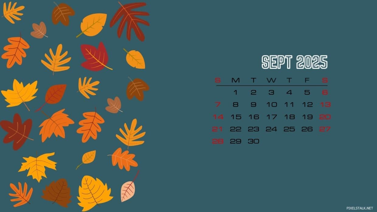 30+ Free September 2025 Calendar Desktop Wallpapers in HD - PixelsTalk