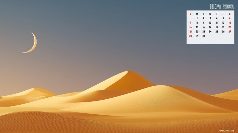 30+ Free September 2025 Calendar Desktop Wallpapers in HD - PixelsTalk