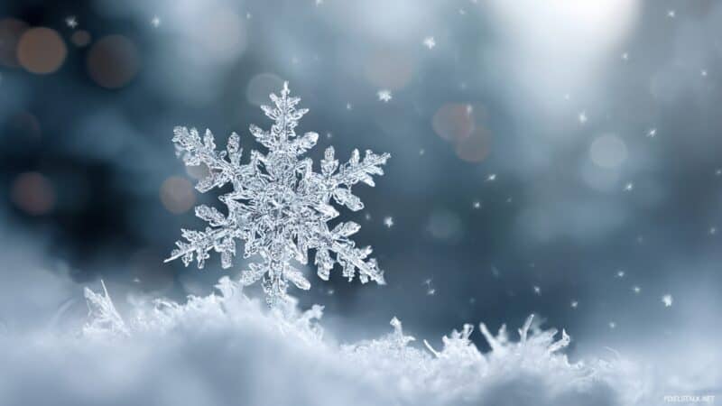 Snowflake Wallpaper HD - PixelsTalk