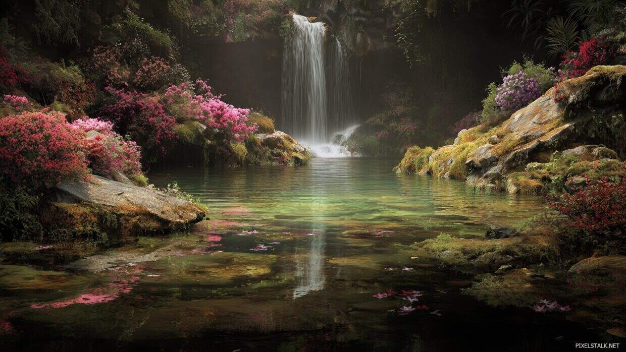 Waterfall Wallpaper HD - PixelsTalk