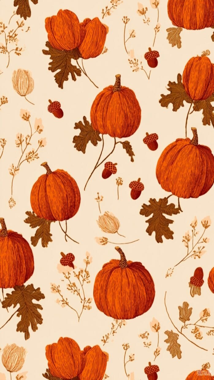 Pumpkin iPhone Wallpaper - PixelsTalk