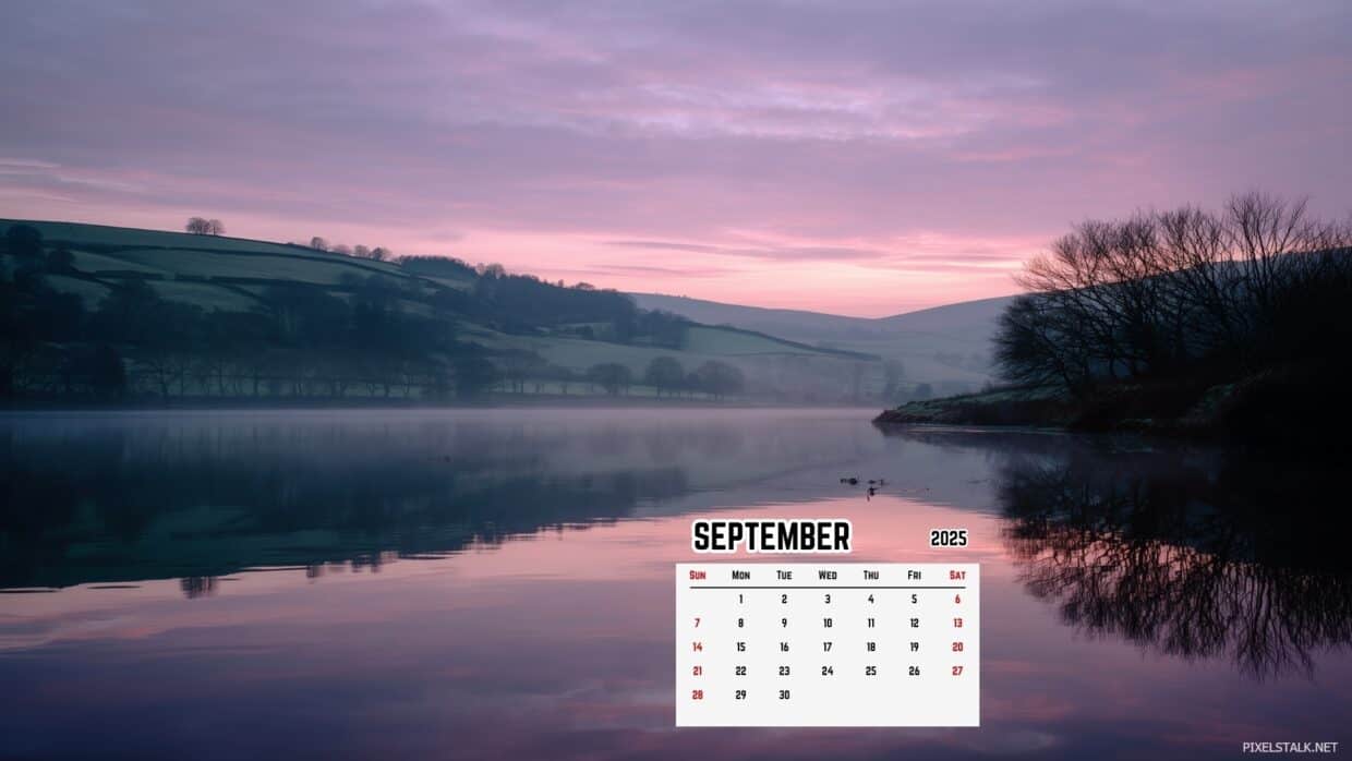 30+ Free September 2025 Calendar Desktop Wallpapers in HD - PixelsTalk