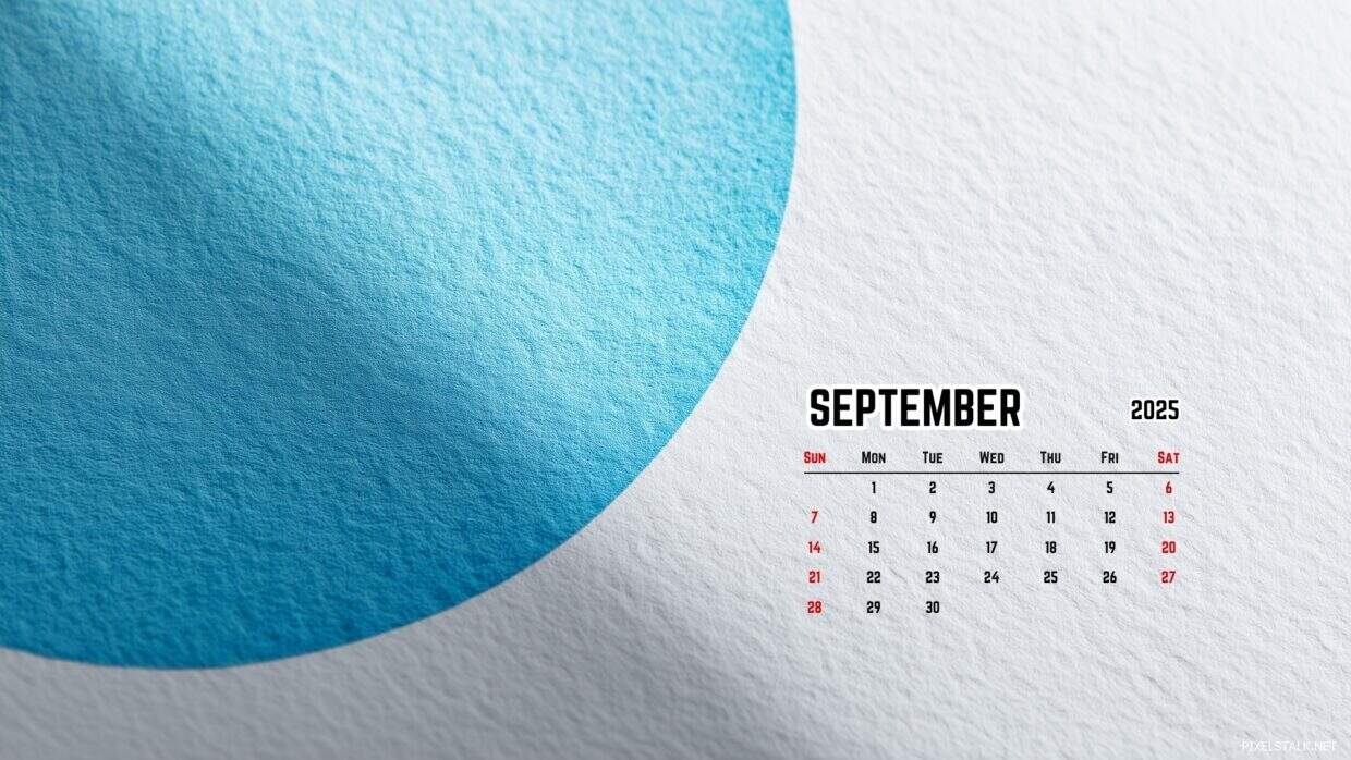 30+ Free September 2025 Calendar Desktop Wallpapers in HD - PixelsTalk