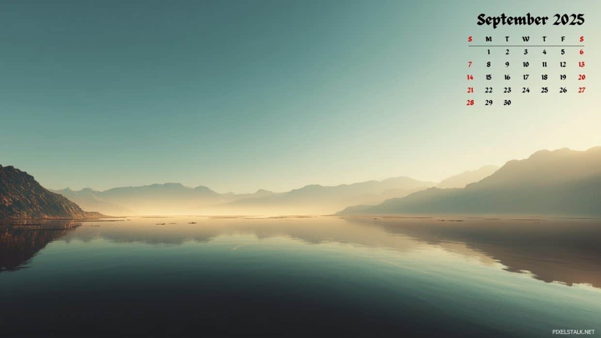 September 2025 Calendar Wallpaper HD – Fall Vibes for Your Screen ...