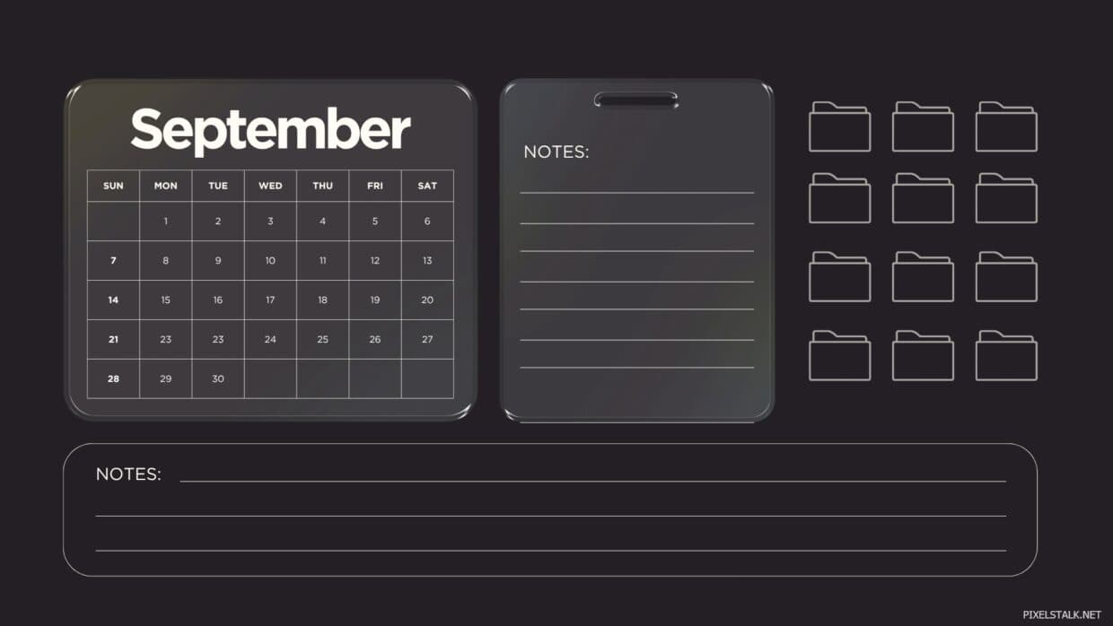 September 2025 Calendar Wallpaper HD – Fall Vibes for Your Screen ...