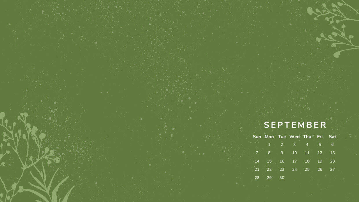 September 2025 Calendar Desktop Backgrounds – Free HD Wallpapers to ...