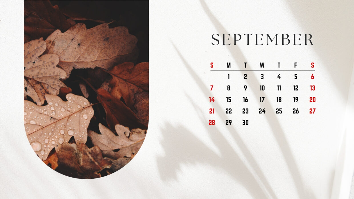 September 2025 Calendar Desktop Backgrounds – Free HD Wallpapers to ...