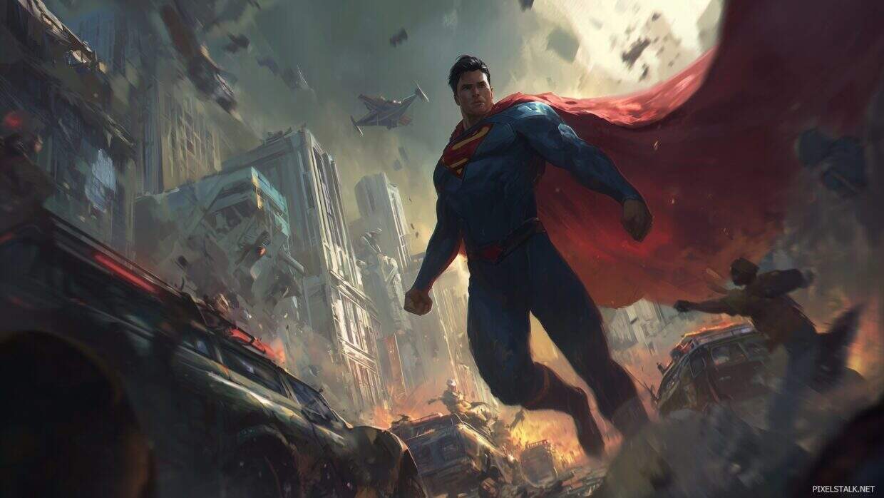 Superman Wallpaper Background HD NEW - PixelsTalk