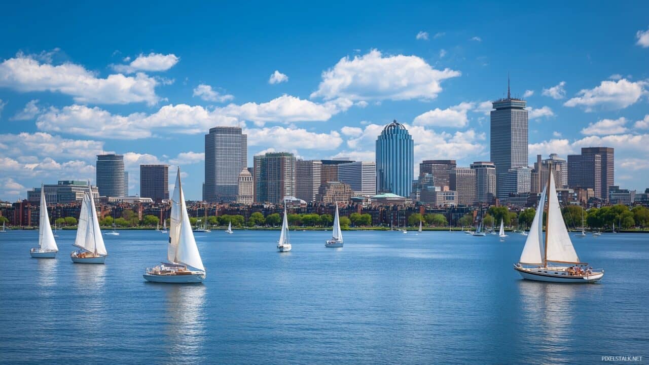 Boston Skyline Wallpapers - PixelsTalk