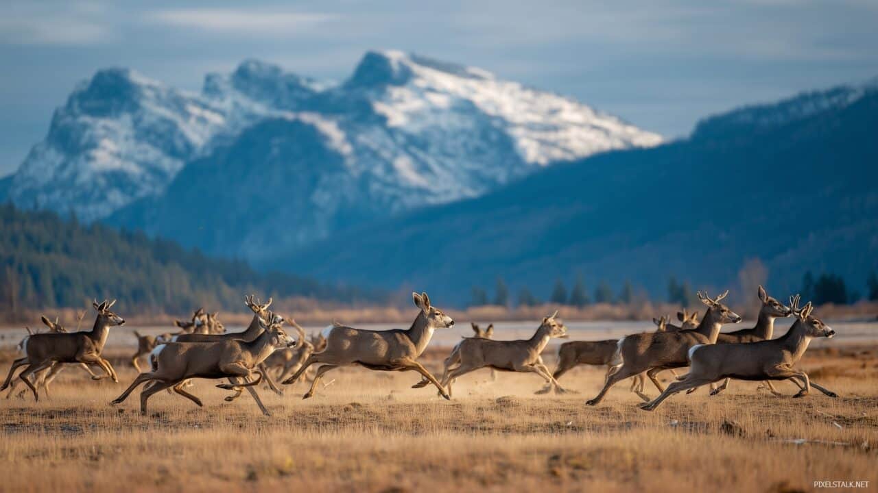 Deer Backgrounds - PixelsTalk
