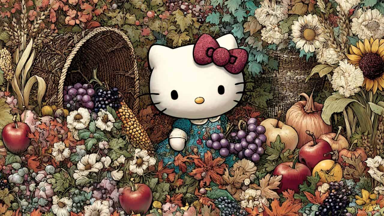 Hello Kitty Thanksgiving Wallpapers - PixelsTalk