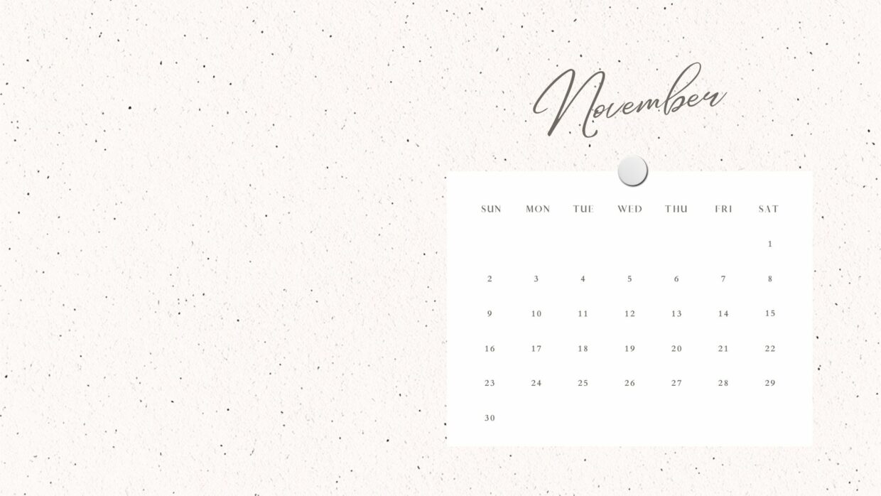 November 2025 Calendar Desktop Wallpapers Collection - PixelsTalk