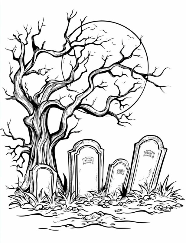 Halloween Coloring Pages for Creative Kids - PixelsTalk