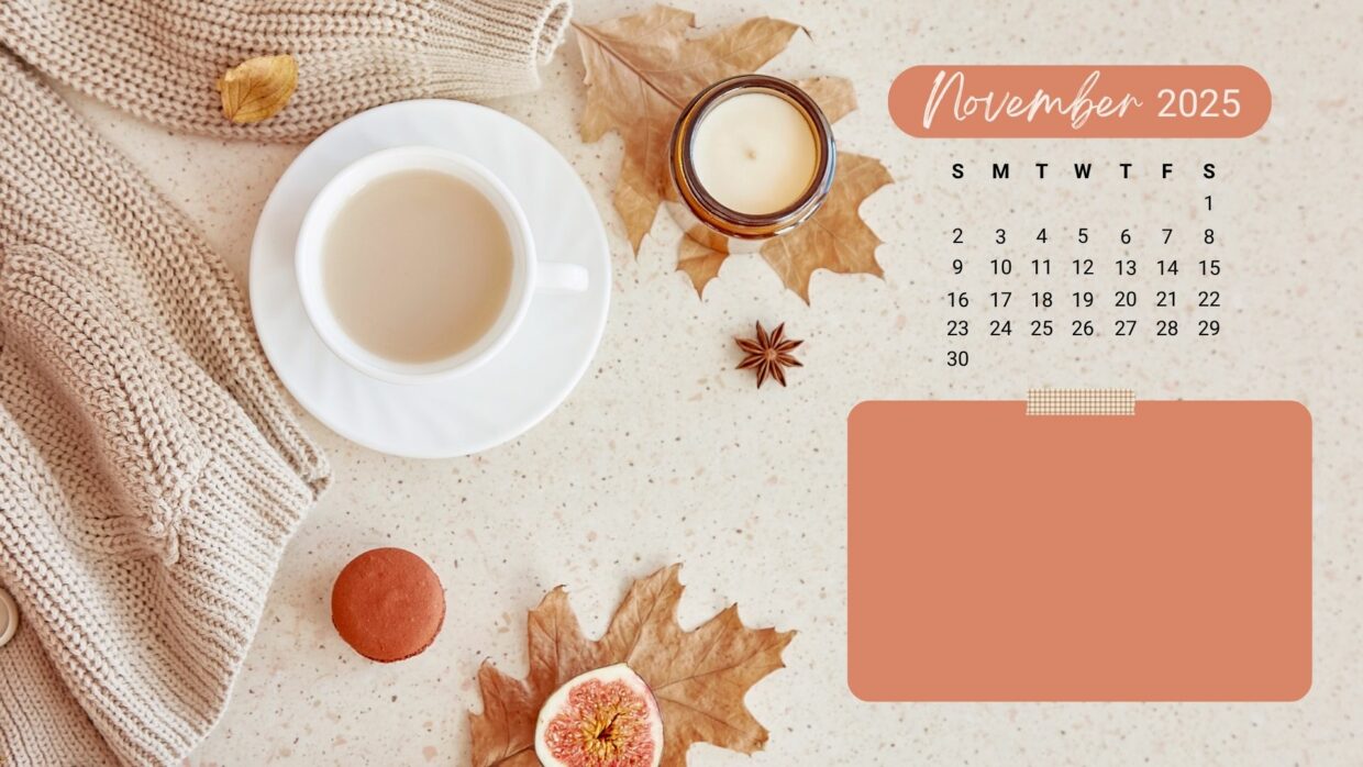 November 2025 Calendar Desktop Wallpapers Collection - PixelsTalk