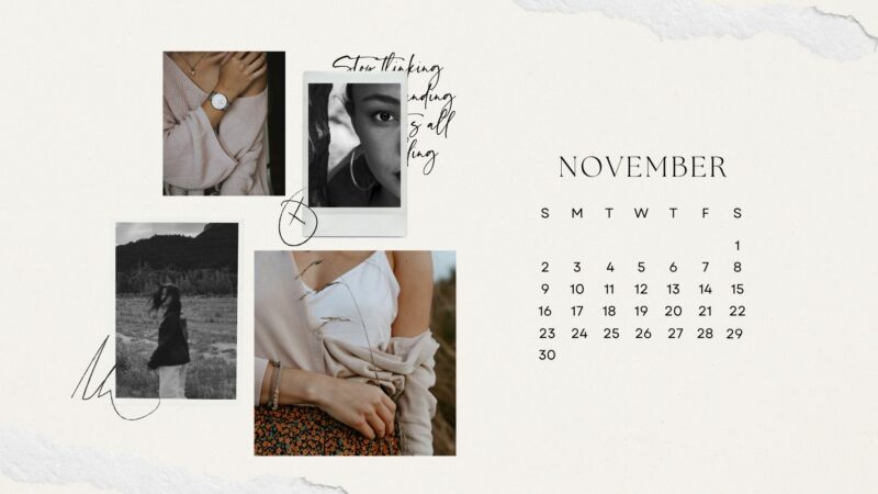 November 2025 Calendar Desktop Wallpapers Collection - PixelsTalk