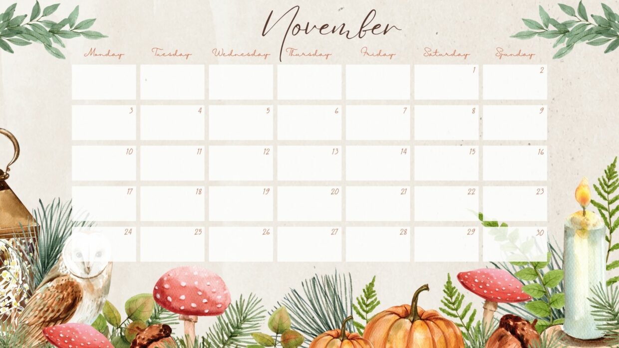 November 2025 Wallpaper HD for Your Desktop - PixelsTalk