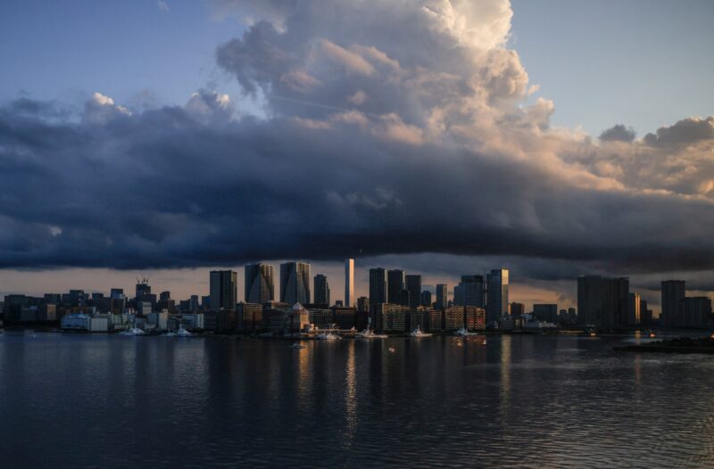 Japan Skyline Wallpaper - PixelsTalk