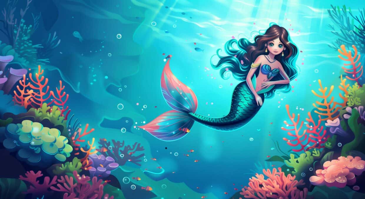 Little Mermaid HD Backgrounds High Quality - PixelsTalk