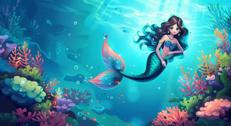 Little Mermaid HD Backgrounds High Quality - PixelsTalk