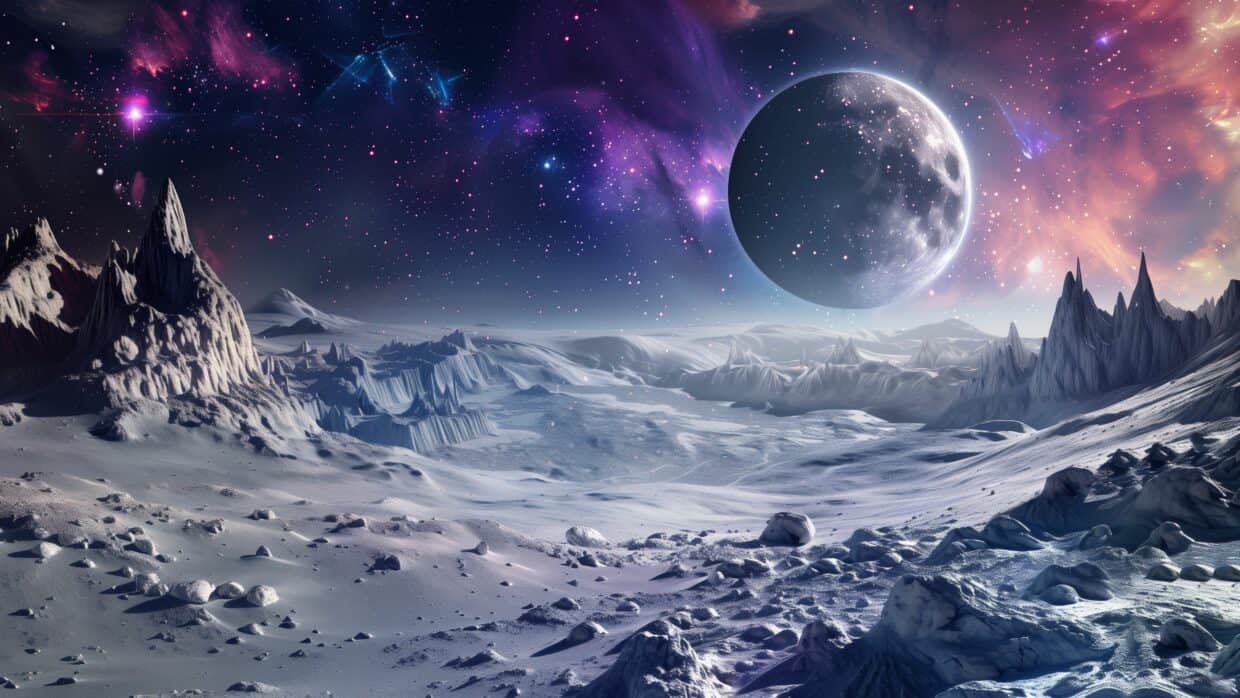 Space background 4K - PixelsTalk